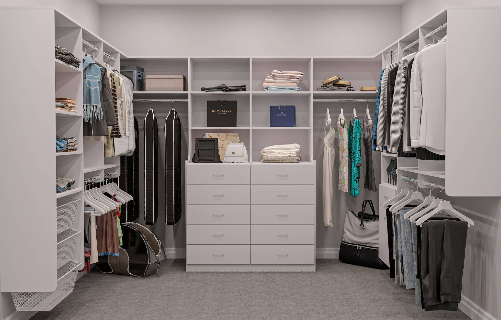 11 Beautiful Walk In Closet Ideas - Clearview Kitchens